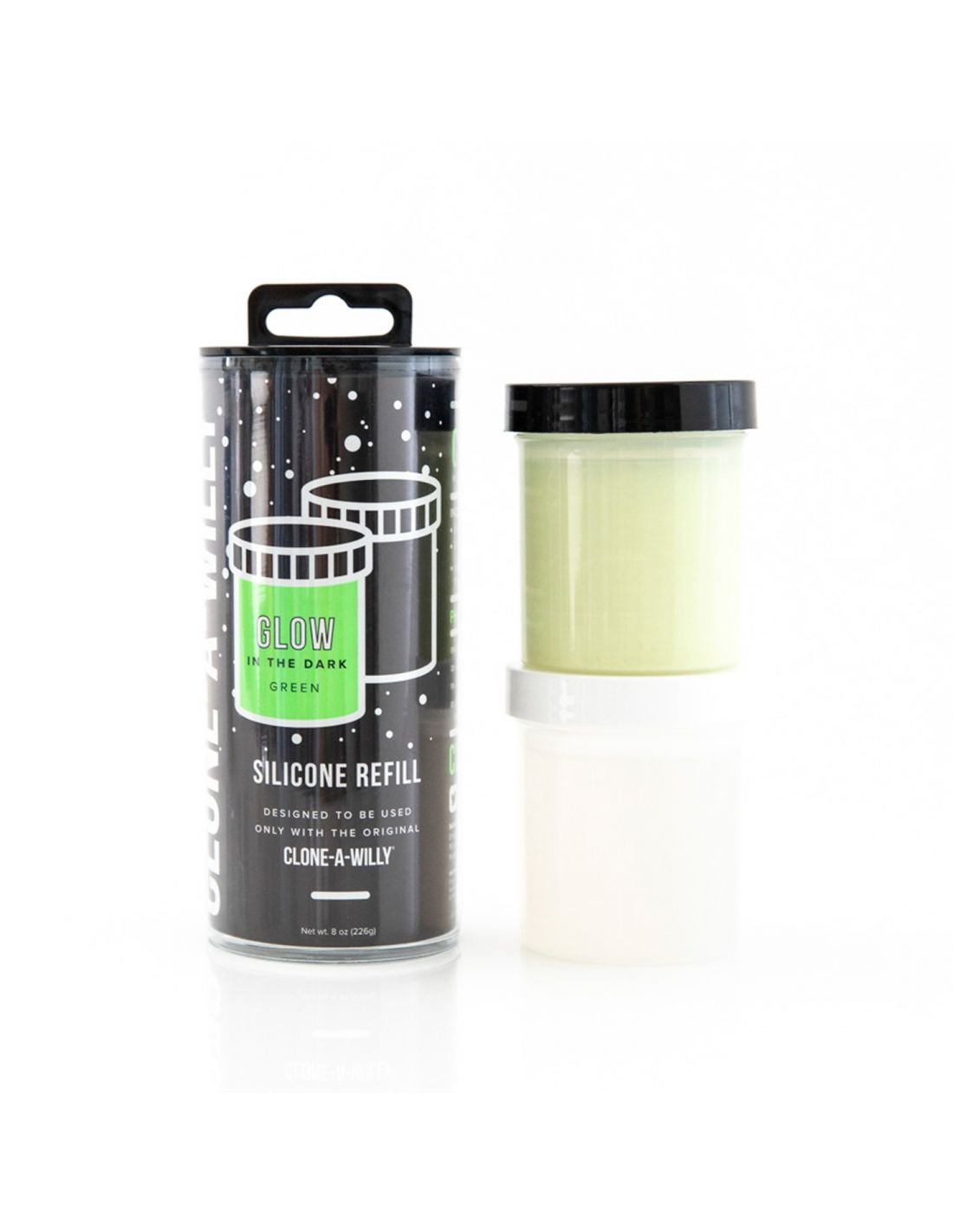 Pack Silicone Fluo Vert Clone A Willy - Godes Réalistes - Acheter G...